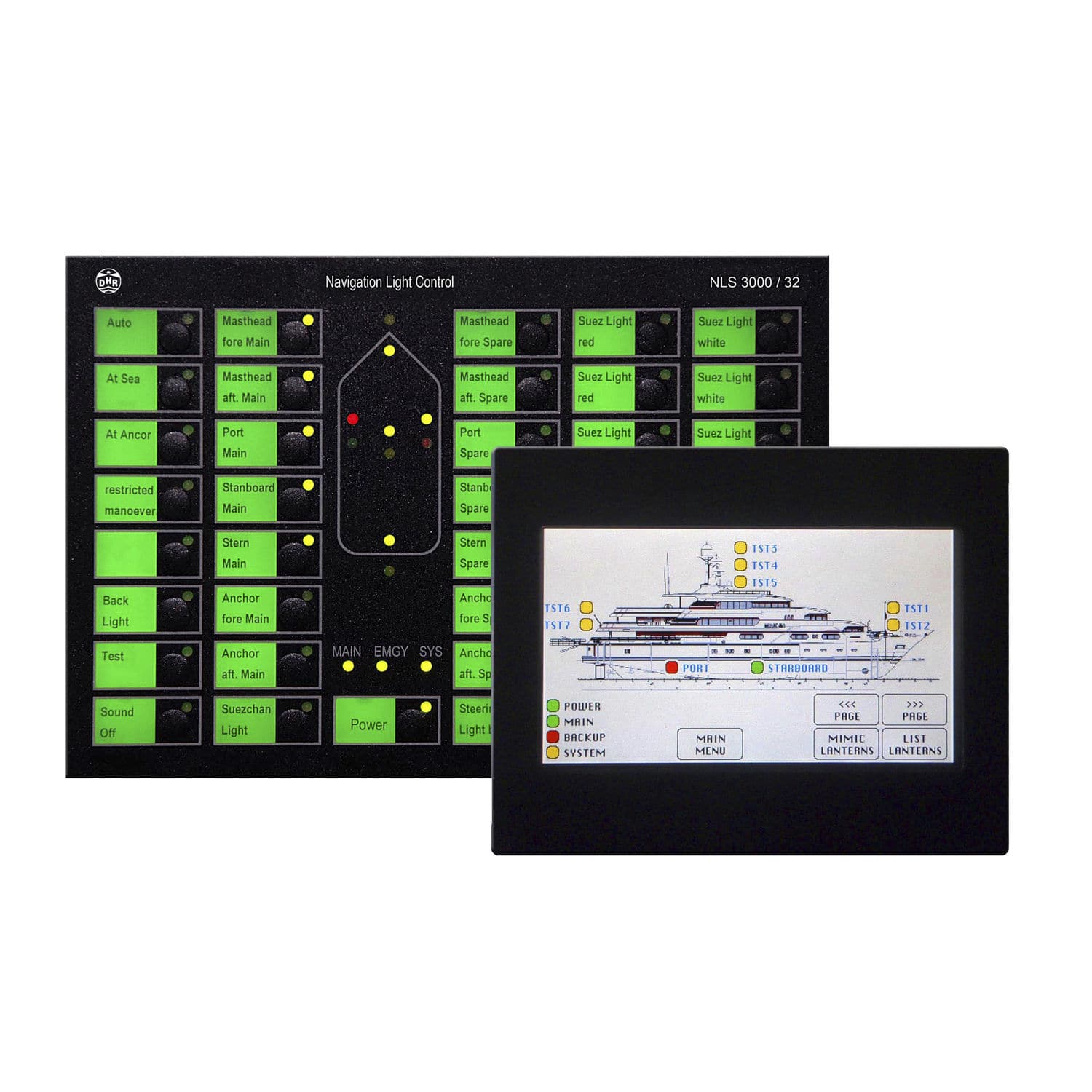 Panel de mando y control marino - NLS3000 - Den Haan Rotterdam - de ...