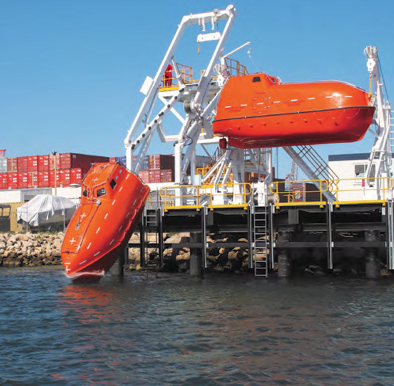 Bote salvavidas de caída libre - Survitec - para buque / SOLAS