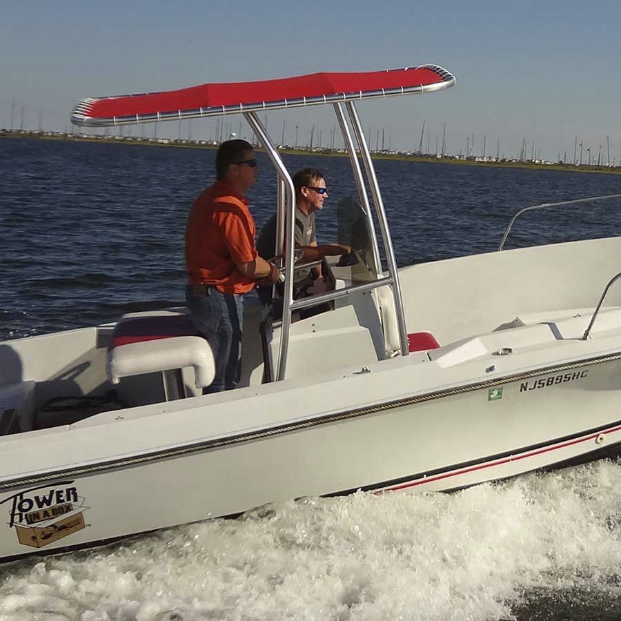 T-top para barco de motor - RADIUS - Atlantic Towers