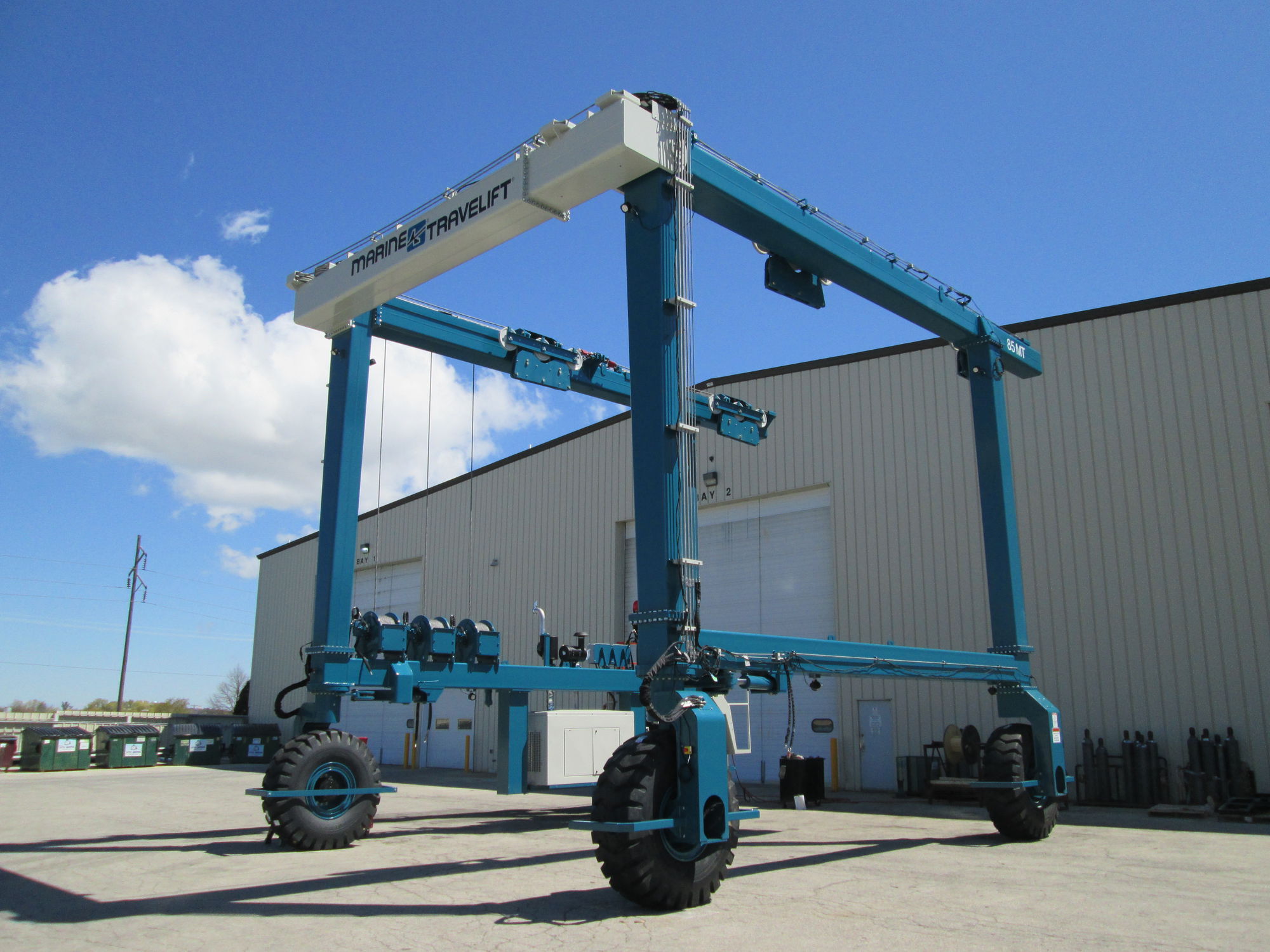 Travel lift con dirección en todas las ruedas - BFMII series - Marine ...