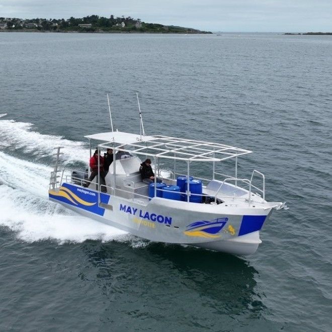 Barco profesional barco de trabajo - PIXSEA 890 PRO - BORD A BORD ...