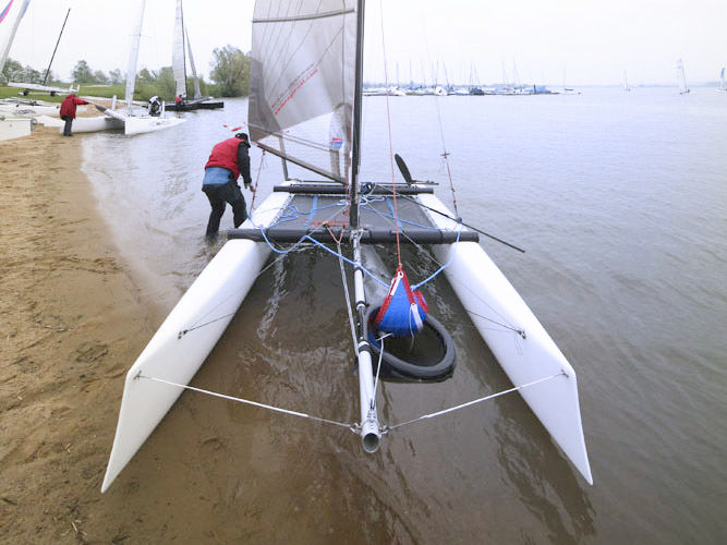 Catamarán deportivo de regata - EAGLE 15 - Eagle Catamarans - solitario ...