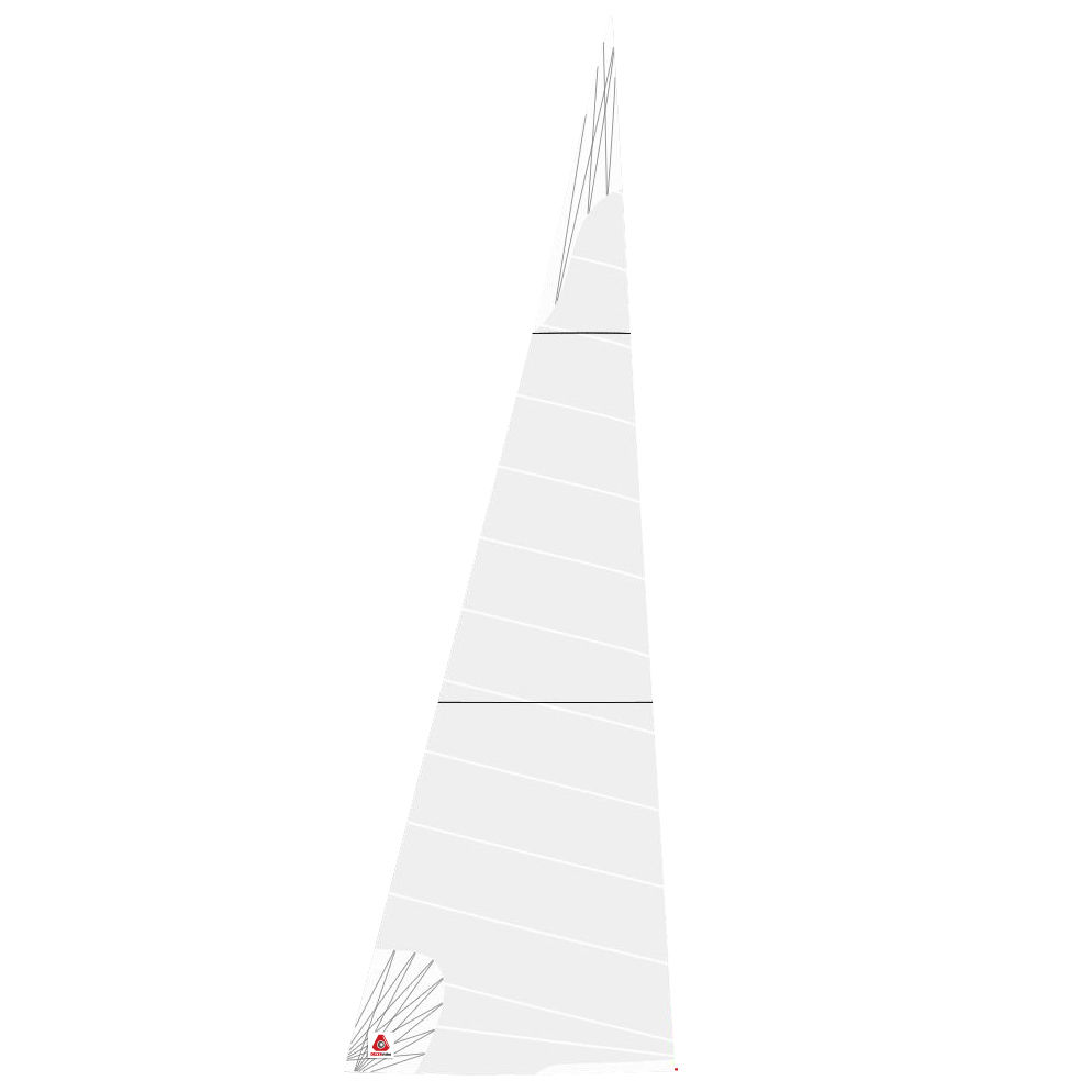 Vela mayor - DELTA - DELTA Voiles - para velero de crucero / cross-cut ...
