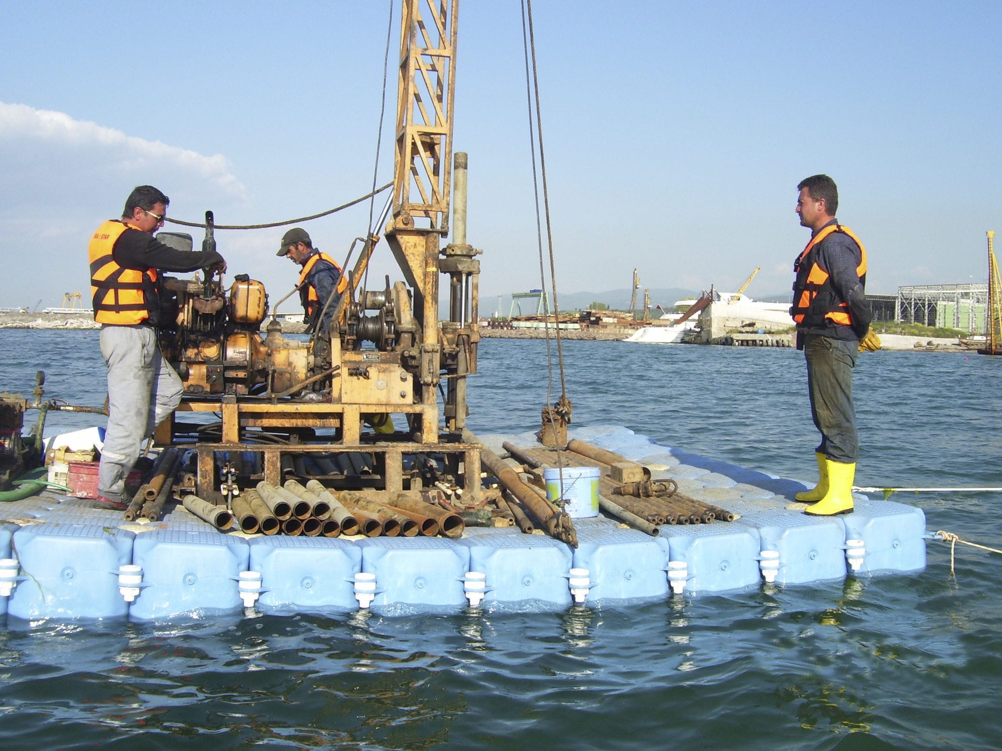 Plataforma flotante - Working - PMS DockMarine