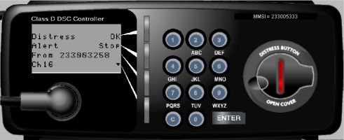 Radio marina - SIMRAD® DSC1400 - MI Simulators - para buque / VHF / con DSC