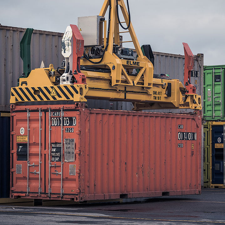 Spreader para contenedores llenos - 8810 - ELME Spreader AB ...