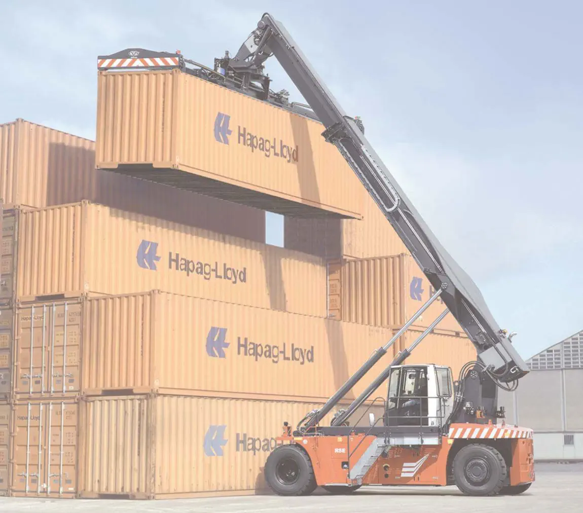 Elevador De Contenedores Super Stacker Reachstacker Designed For