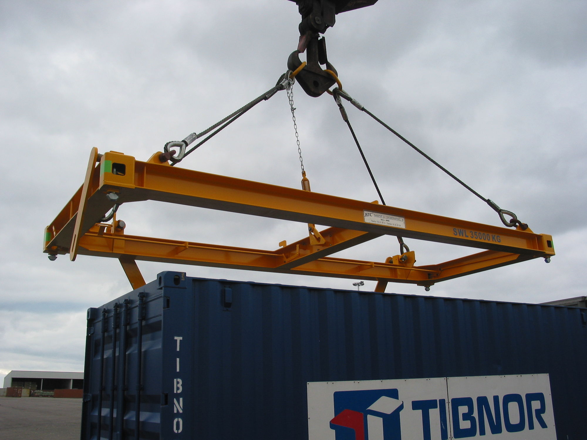 Spreader para contenedores - HCL series - TIMARS AB - semiautomático