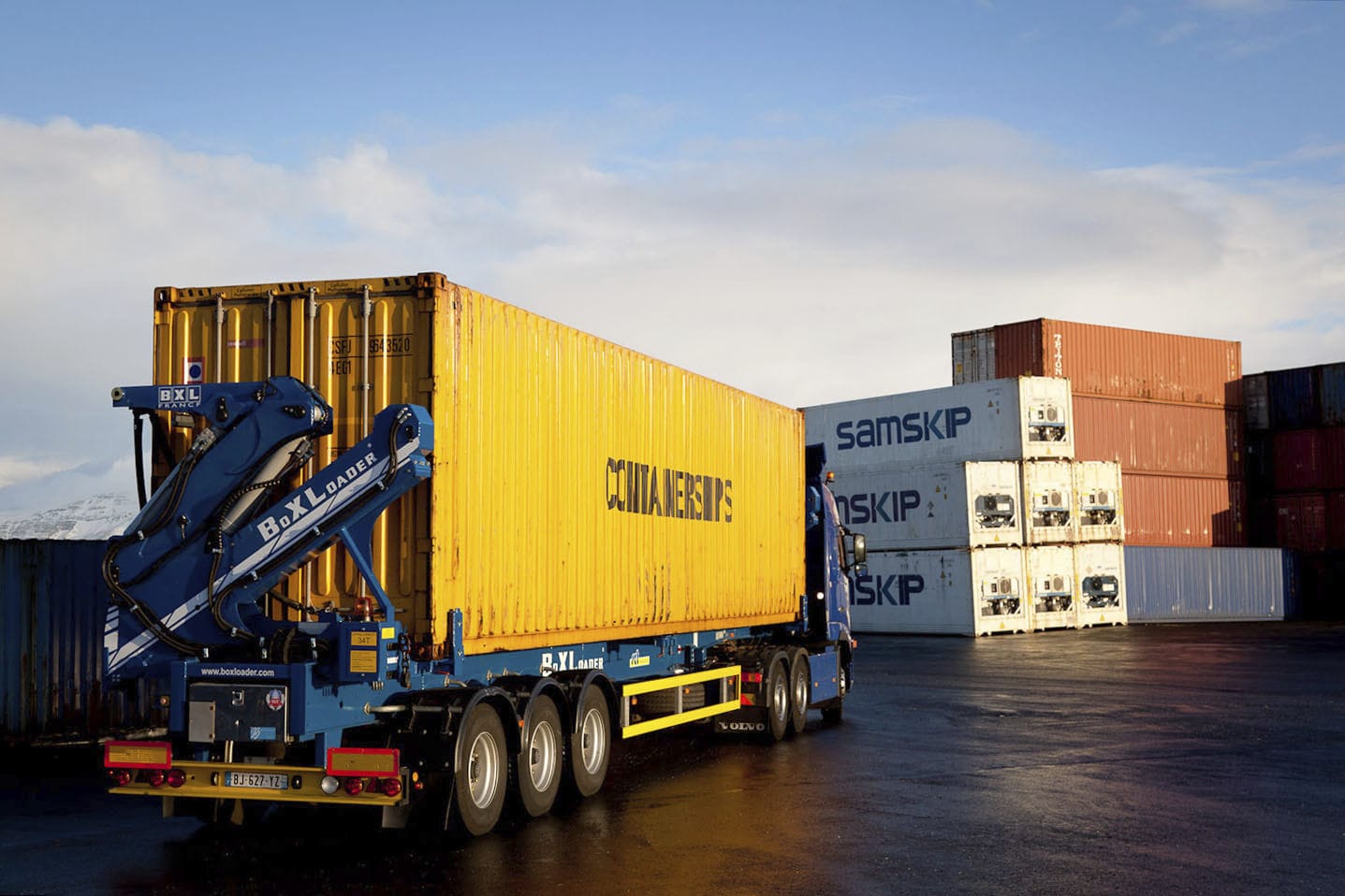 Remolque de manipulación - SPEEDLOADER - Boxloader - portacontenedores ...