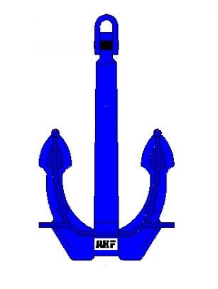 Ancla de tipo Hall - Damen Anchor & Chain Factory (AKF) - para buque