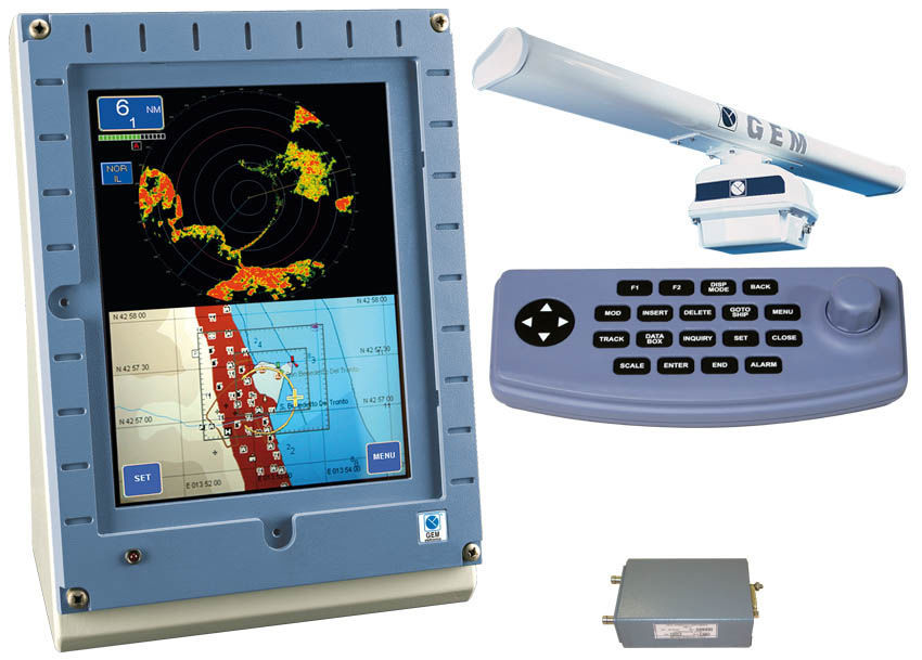 Radar de buque - MODEL 1244/P/B - GEM Elettronica - para embarcación de ...