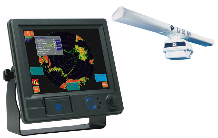 Radar de buque - Model 1044/P/B - GEM Elettronica - para embarcación de ...