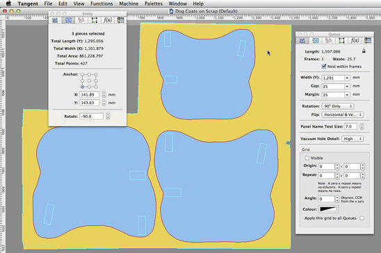 Software de nesting - Interactive Nesting - AERONAUT - para ...