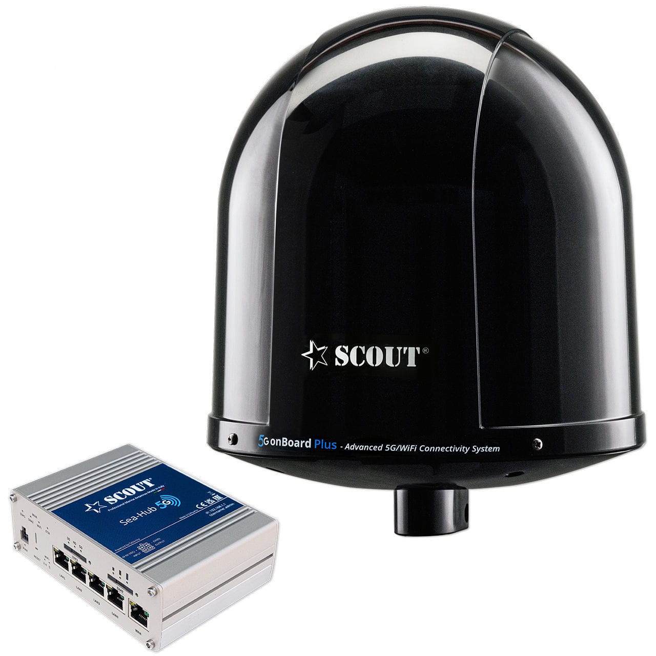 Antena Internet - 5G onBoard Plus Black - Scout S.r.l. - WiFi / 5G / 4G