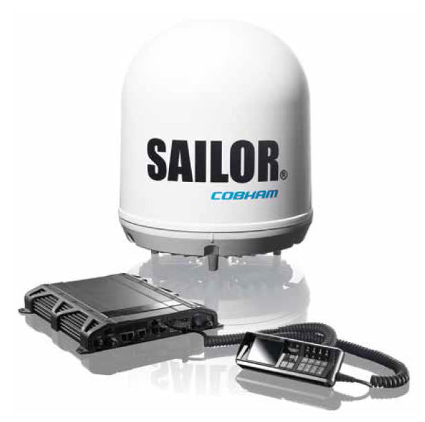 Inmarsat sistema de comunicaciones - SAILOR 250 - Cobham - para buque / FleetBroadband