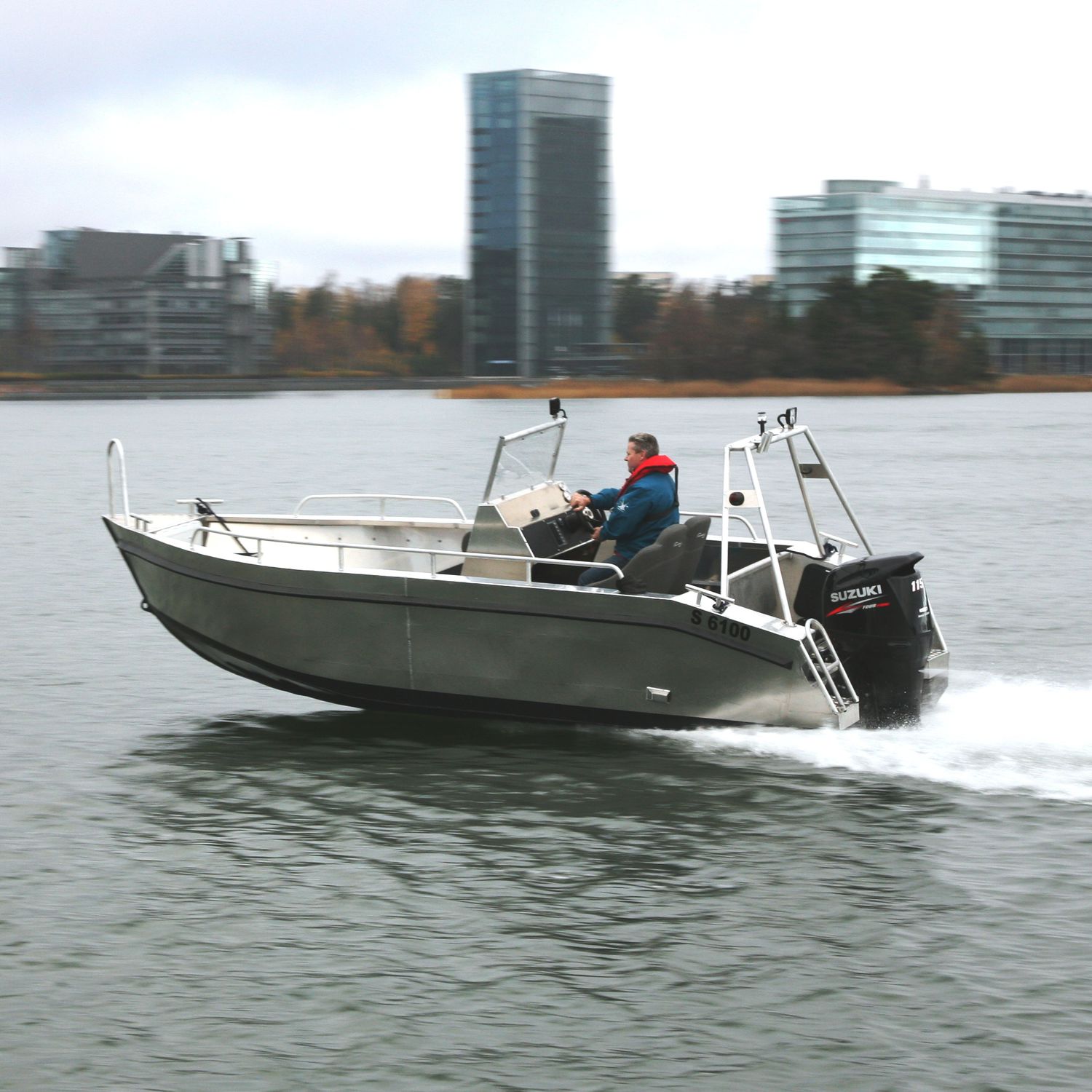 Barco profesional barco utilitario - S 610 - MS Boat - fueraborda / de ...