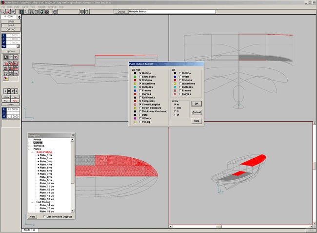 Software para el diseño del barco - Autoplate - Autoship, Coastdesign ...
