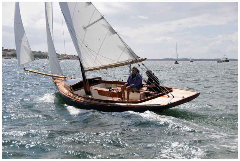 Velero clásico - Arcachon 26 - CHANTIER DES ILEAUX - con popa abierta ...