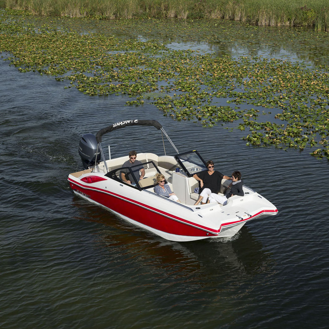 Deck-boat fueraborda - 210 OB SCX EXT - Starcraft - 12 personas máx.