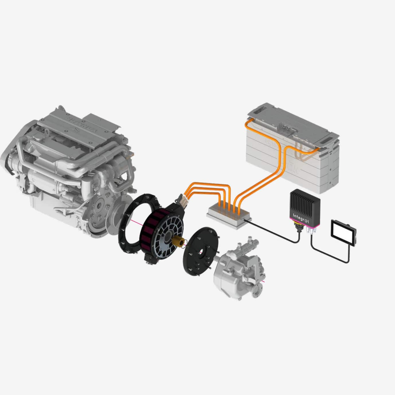 Generador eléctrico para barco - E-DRIVE - Integrel solutions - para velero