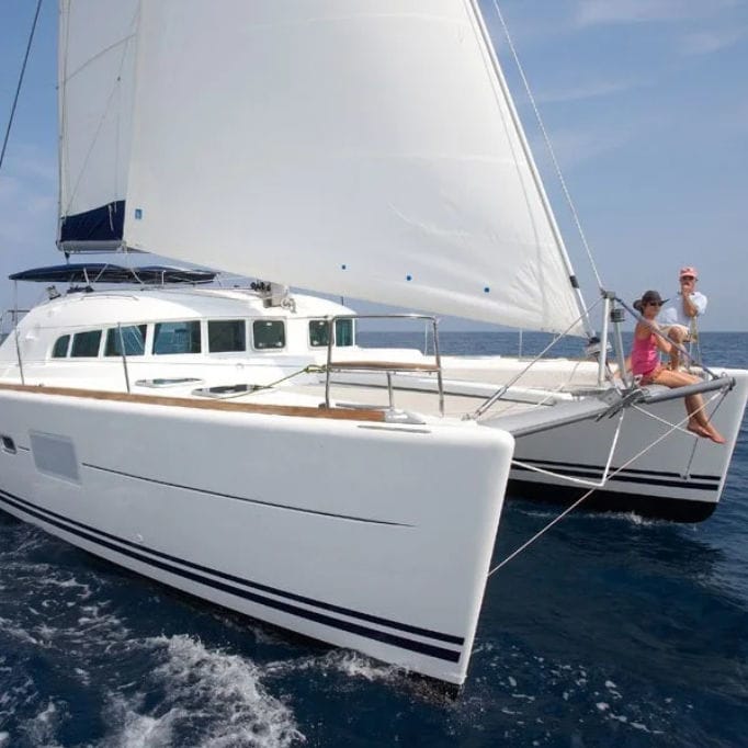 Trampolín para multicasco - Lagoon 410 - LOFTNETS - 30 mm