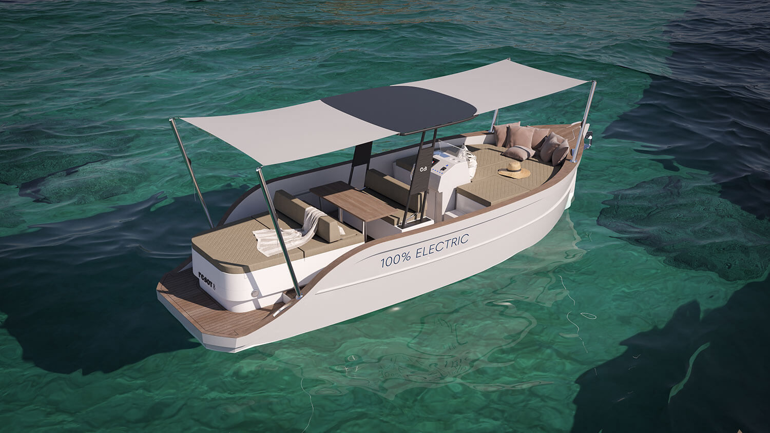 Bote intraborda - reBot 8 - reBot Yachts S.L. - eléctrico / open / POD