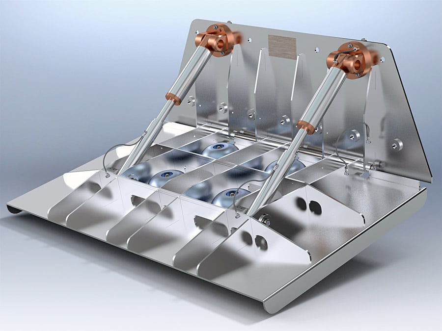 Flap para barco - PHOENIX MARINE SOLUTIONS - de acero inoxidable