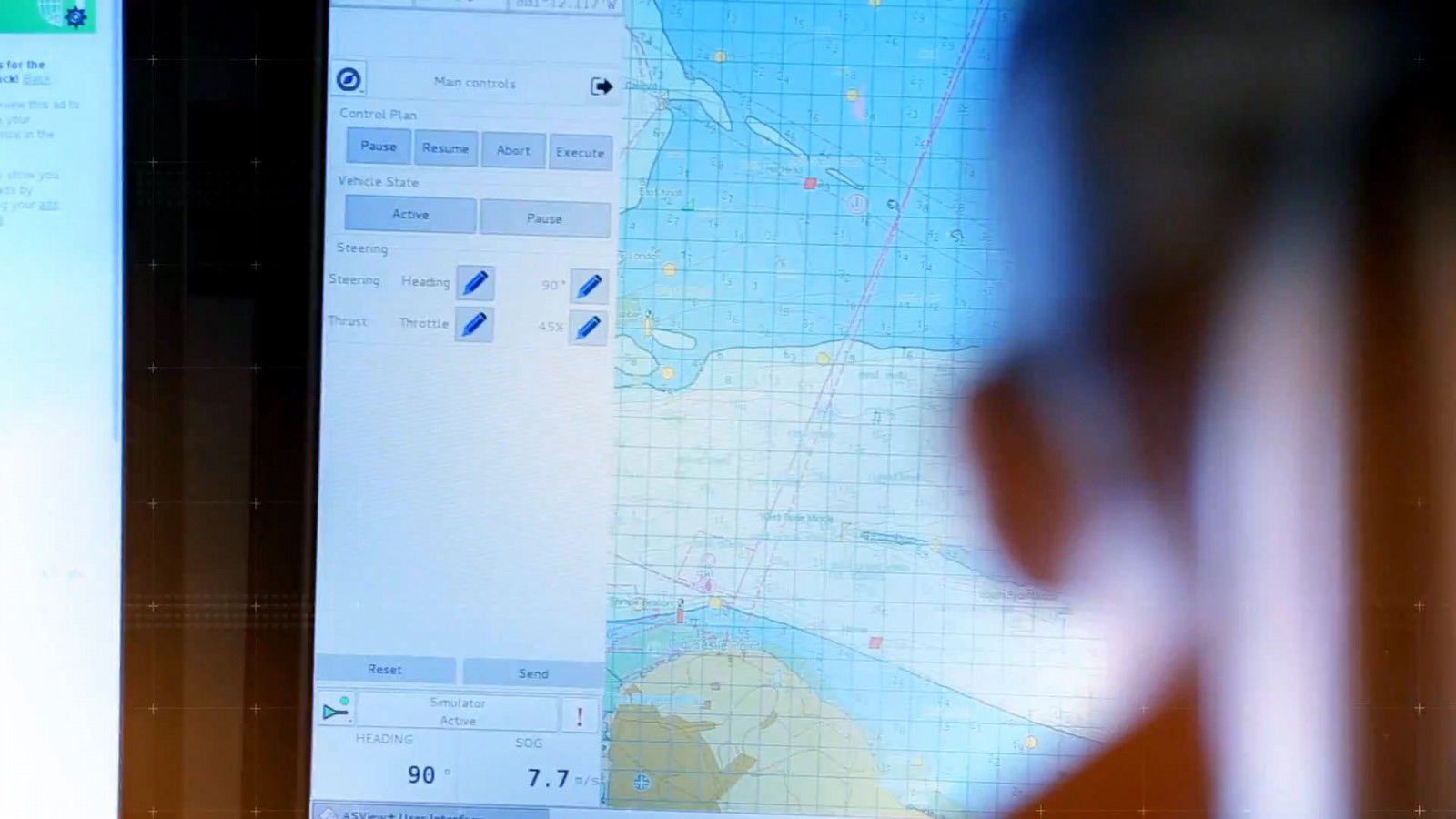 Consola de control para vehículo no tripulado marino - ASView ...