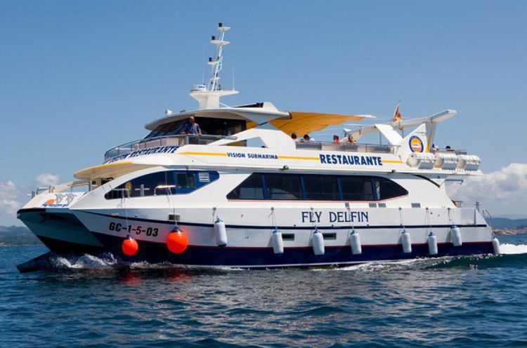 Barco profesional barco turístico - Fly Delfin - Drassanes Dalmau, S.A ...
