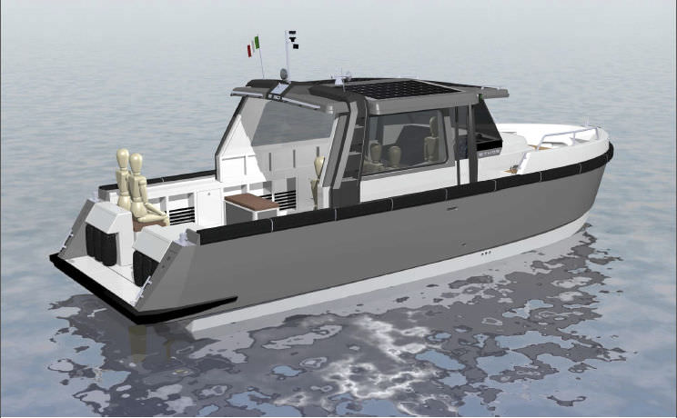 Barco profesional barco taxi - EC 30 WATER TAXI - ETHOS - híbrido ...