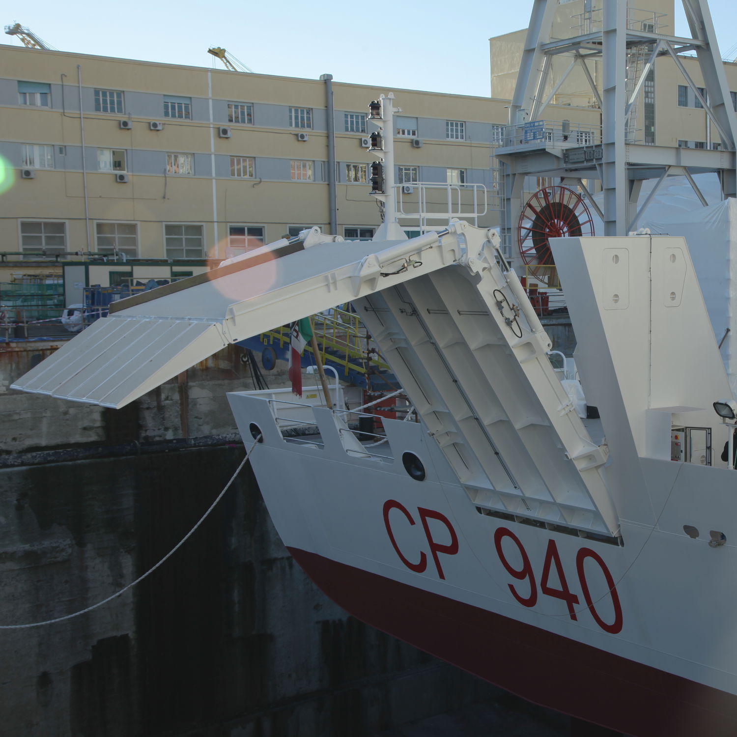 Rampa trasera - SeaNet Group - para buque