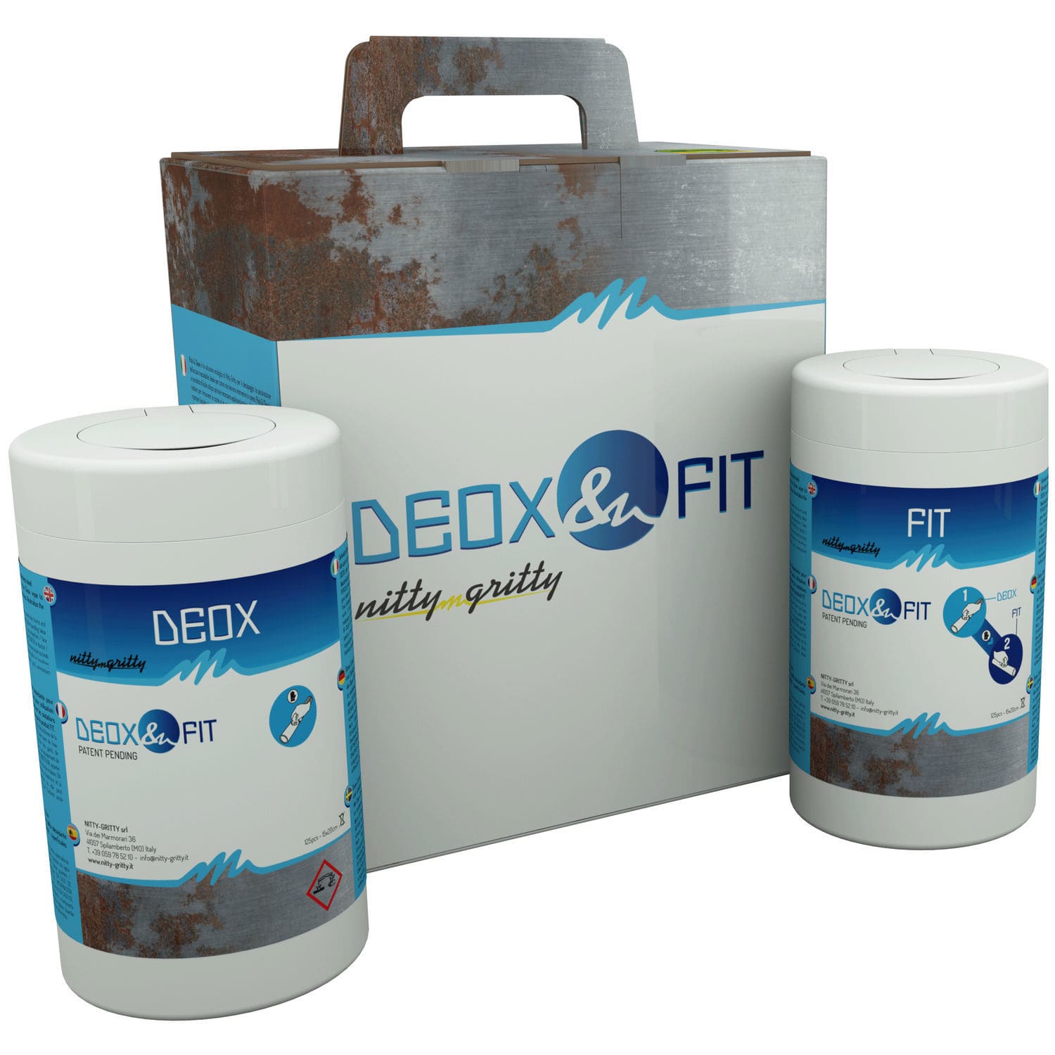 Limpiador de acero inoxidable - DEOX & FIT - Nitty Gritty - para barco / desoxidante
