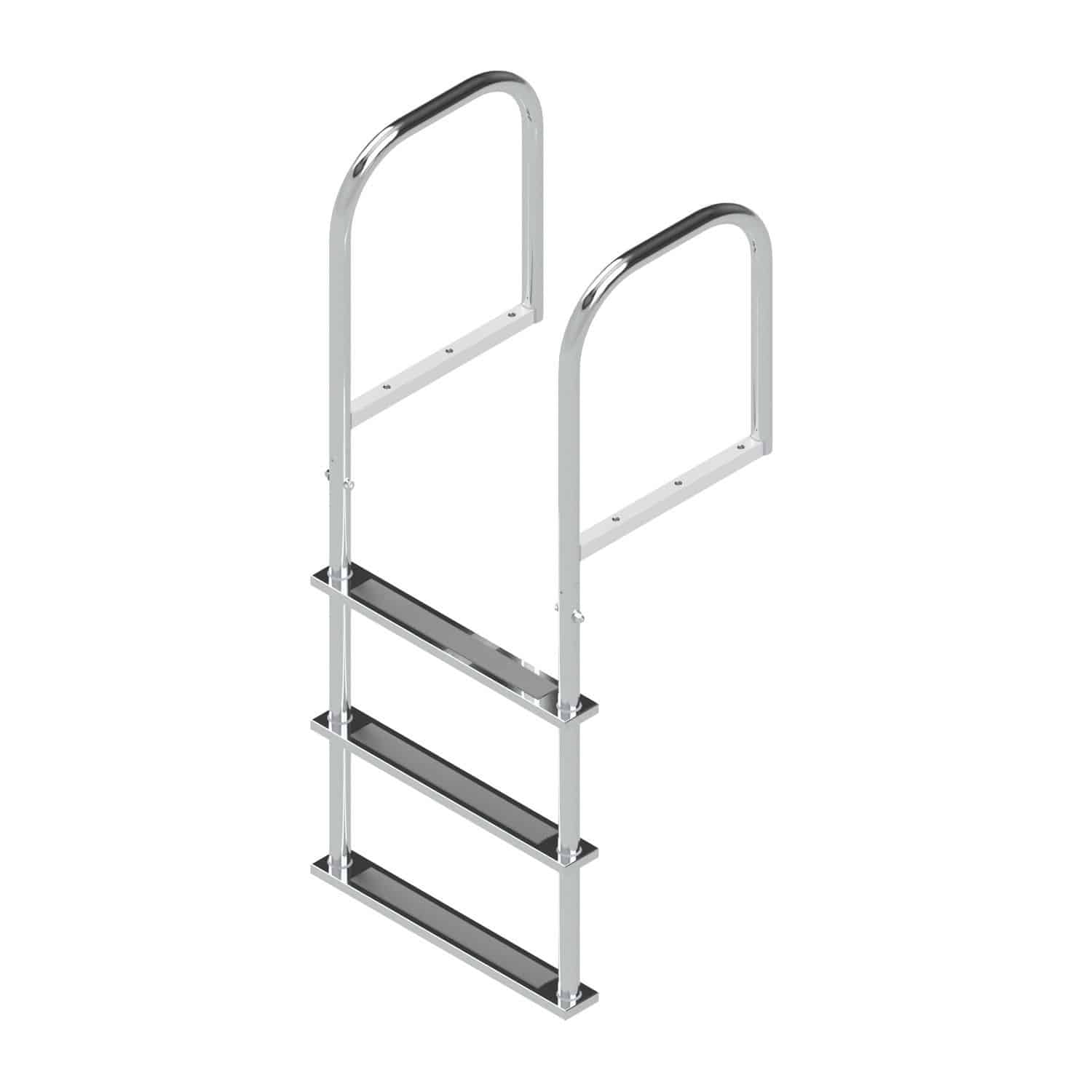Escalera para pantalán - L series - Stainless Dock Ladders - abatible ...