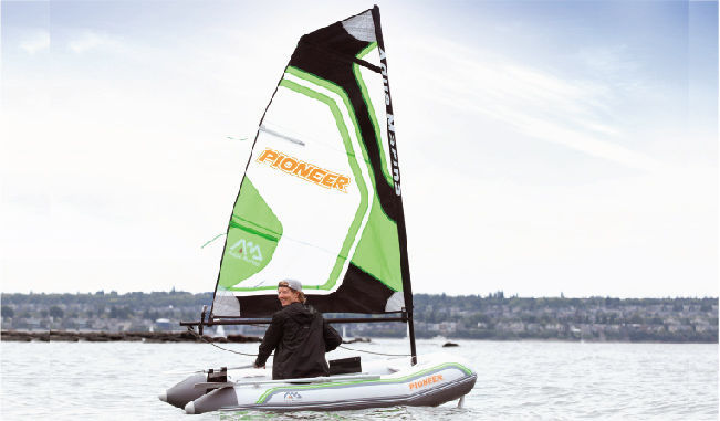 Barco de vela ligera para niños - Pioneer - aquamarina - hinchable / de ...