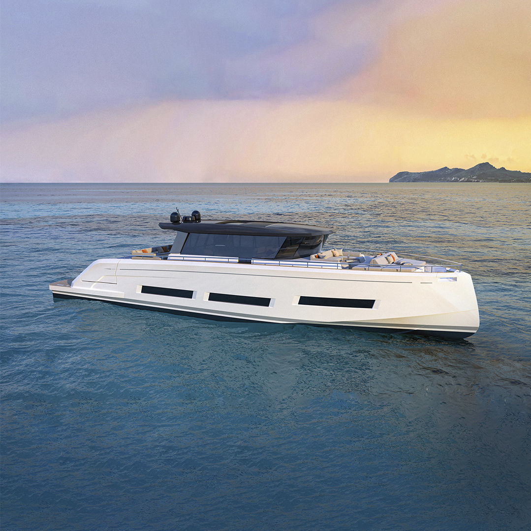 Yate a motor de alta eficacia - GT75 - Pardo Yachts - con hard-top ...