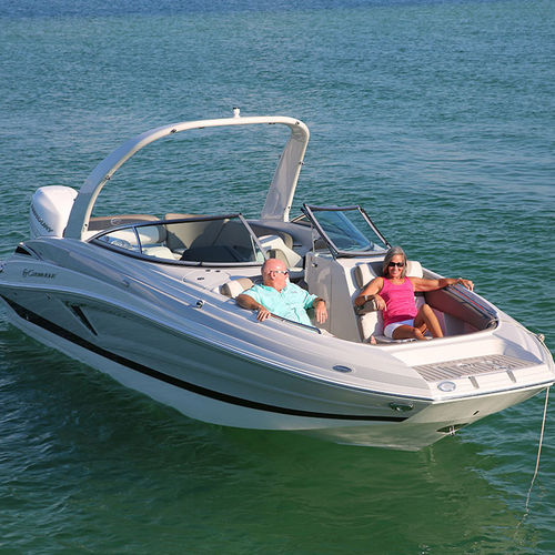 Deck-boat fueraborda - E285 XS - Crownline - open / con doble consola ...