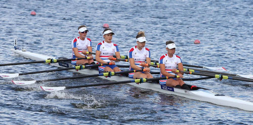 Bote de remo de regata - MEDALIST - Wintech Racing - cuatro scull