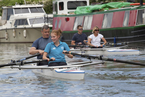 Bote de remo de recreo - Fun Double - Janousek - doble scull