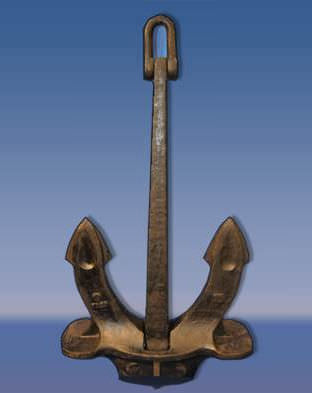 Ancla de tipo Hall - Damen Anchor & Chain Factory (AKF) - para buque