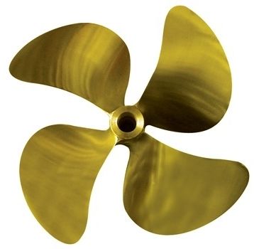 Hélice para barco - ERIS PROPELLERS - de paso fijo / línea de eje / 4 palas