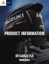 Motor fueraborda - DF115A - Suzuki Marine - gasolina / para embarcación ...